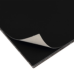 Paramount Universal Primed Premium Cotton Black Canvas Pads - Black - 12" x 16" - 10 Sheets - Universal Double Primed Cotton Canvas Pads for Students, Drawing, Painting, Travel, & More