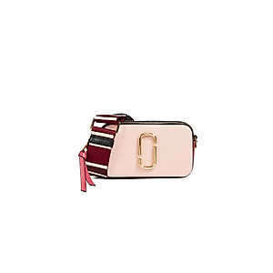 Marc Jacobs Women's The Snapshot, Rose, Pink, Stripe, One Size