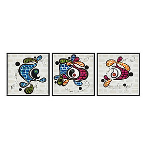 Diversity Three Original Paintings