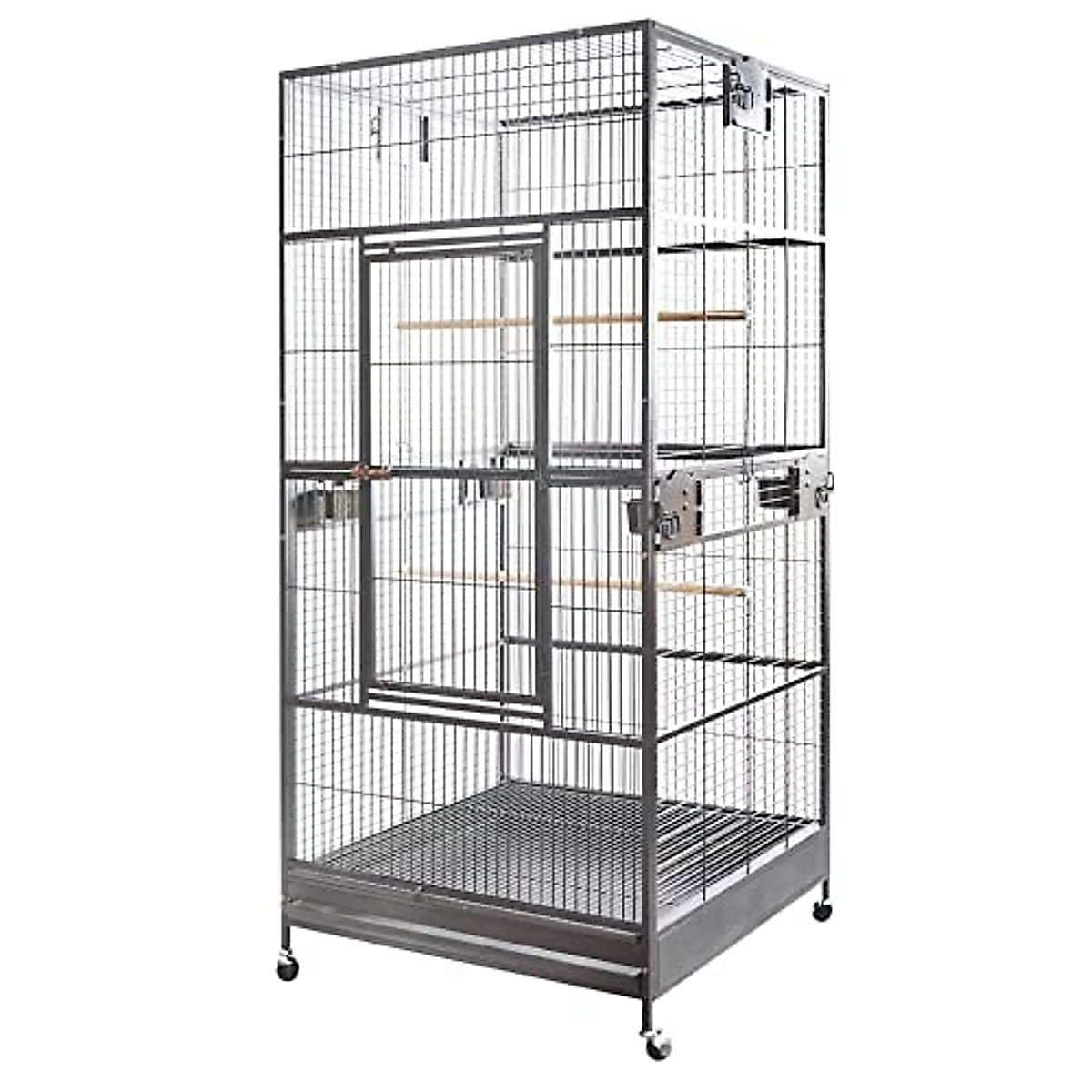 XXL Large Bird Flight Cage Parrot Aviary H80xw35.5xd35.5