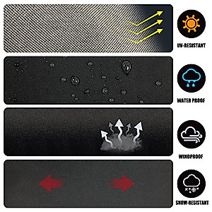 Heavy-Duty Patio Cover Fits Camp Chef 3 Burners Stove PRO90, SPG90B, TB90LW, TB90LWG, TB90LWG15