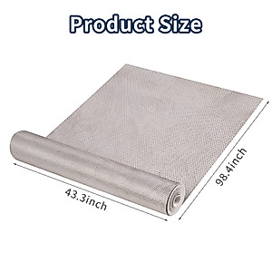 Faraday Fabric Military Grade Fabric 98×43 inch Nickel Copper Faraday Cloth for WiFi, GPS