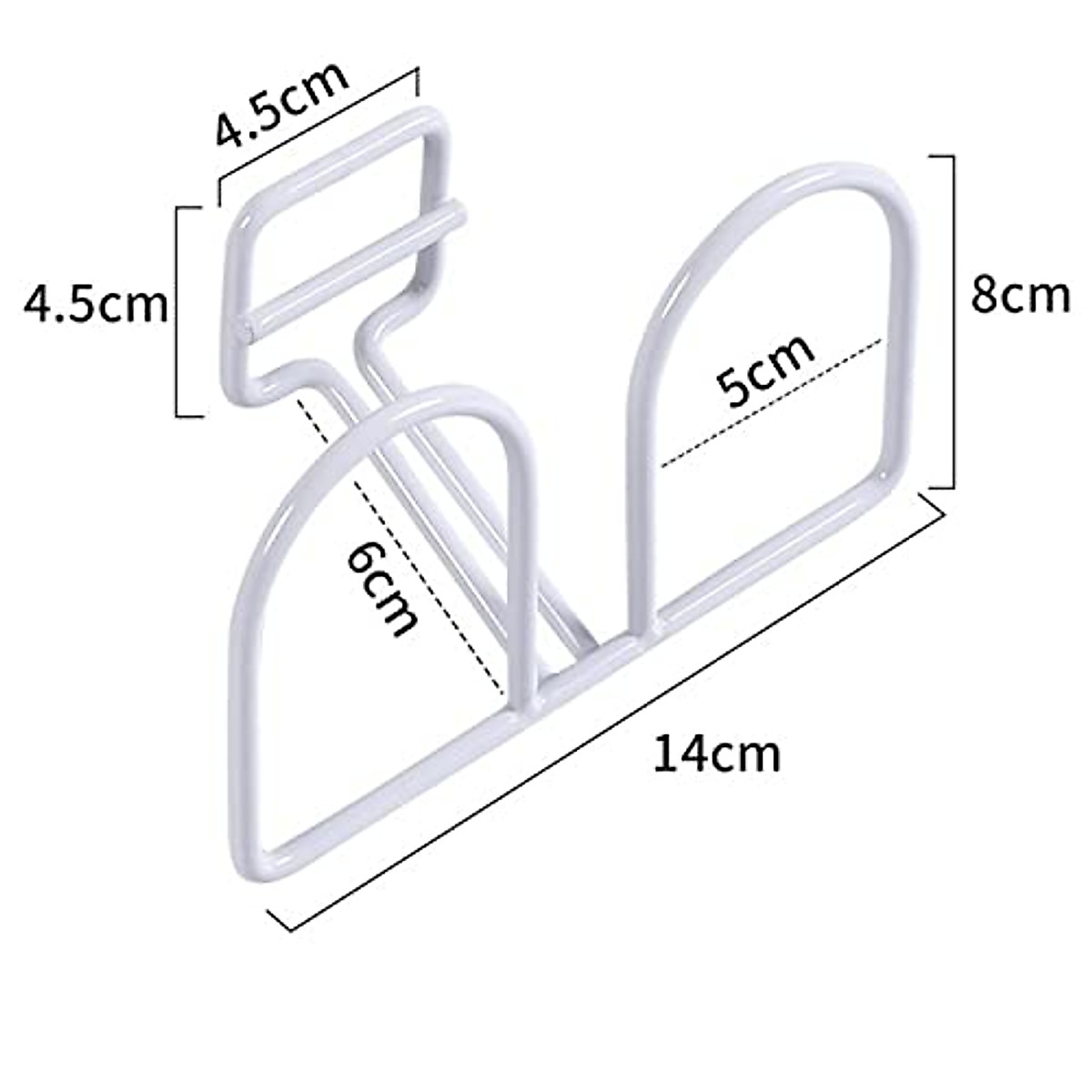 Hanging Shoes Rack, Strong Self Adhesive Shoes Holder Storage Organizer, Door Shoe Hangers Shoe Shelf Holder, Shoe Rack Hanging Over the Wall for Hanging on the Door, Bathroom, Kitchen(5 Pack)