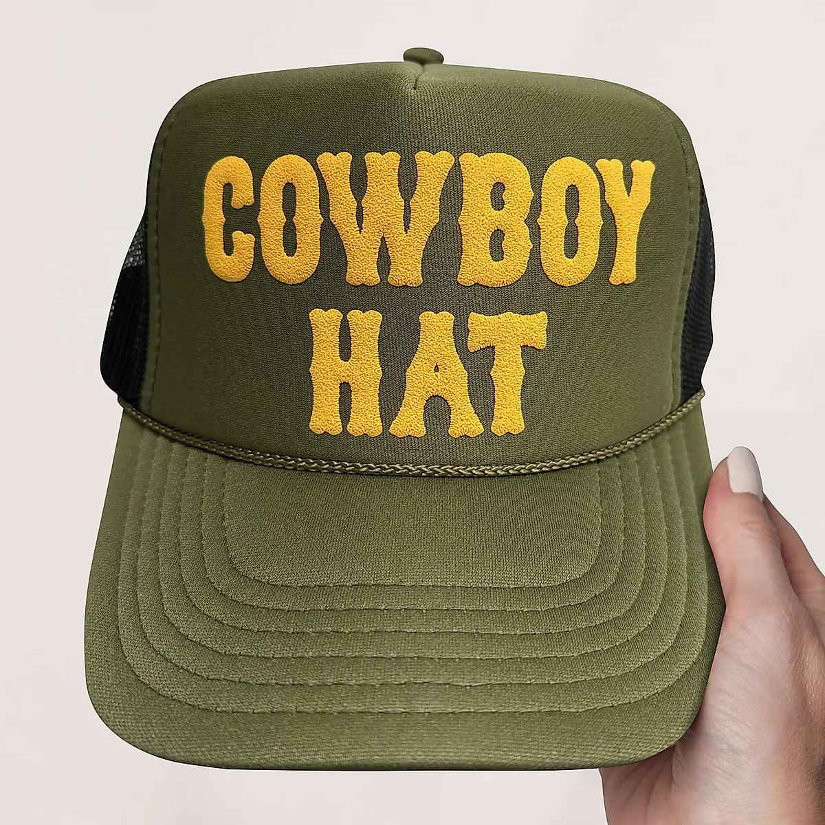Custom Puff Print Trucker Hat Add Your Text Custom Hat for Men Women Customizable Trucker Hat with Snapback
