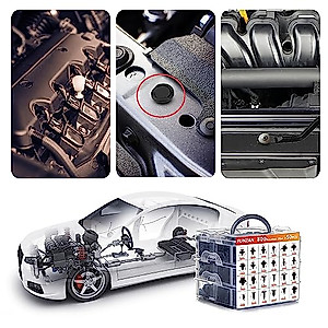 Car Retainer Clips Automotive Plastic Rivets Xmas Tree Retainer Clips 850PCS Auto Body Clips Bumper Push Pin Clips with 15 Cable Ties Fastener Remover for GM Ford Toyota Honda Chrysler Acura