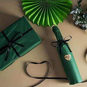 Dark Green Tissue Paper, 20 x 28 Inch Tissue Paper Bulk for Gift Bags Wrapping Paper, Gift Wrap Tissue for Wedding, St. Patrick's Day, Jungle Theme Birthday (10 Sheets)