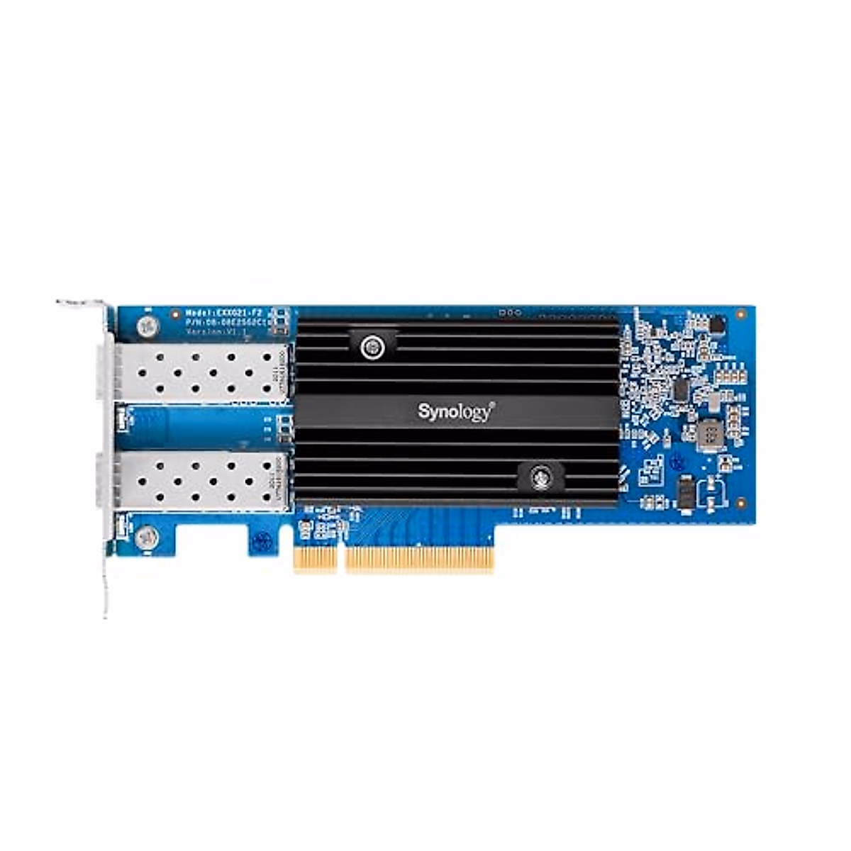 Synology 10Gb Ethernet Adapter 2 SFP+ Ports (E10G21-F2) , Black