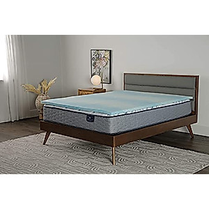 Serta Comfort Cool 1.5-in Gel Memory Foam Mattress Topper, Queen