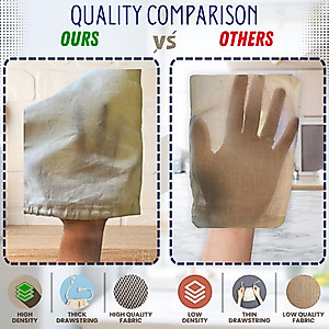 ecogreentextiles 18x20 in 100 pcs Organic Cotton Muslin Bags with Drawstrings - 100% Natural Cotton Bags, Washable, Biodegradable, Food Safe - Ideal for Shopping, Storage, Spices, Crafts