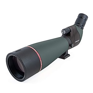 Athlon Optics Talos 20-60x80 Spotting Scope - Straight, Charcoal Grey