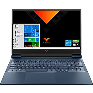 Newest HP Victus 16.1" FHD IPS Display Gaming Laptop - 11th Intel i5-11400H 6 Cores - Nvidia RTX 3050 4GB - 32GB DDR4 - 1TB M.2 SSD - WiFi 6 RJ-45 - Windows 10 Pro w/ RATZK 32GB USB Drive