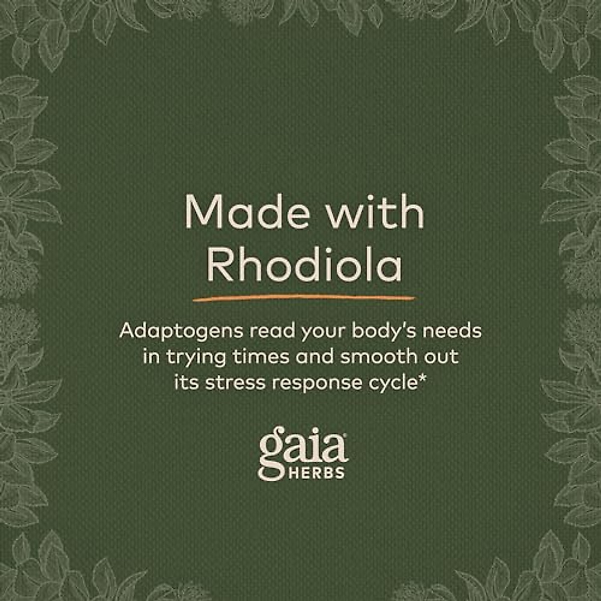 Gaia Herbs Adrenal Health Daily Support - with Ashwagandha, Holy Basil & Schisandra - Herbal Supplement to Help Maintain Healthy Energy and Stress Levels - 120 Liquid Phyto-Capsules (120 Count)