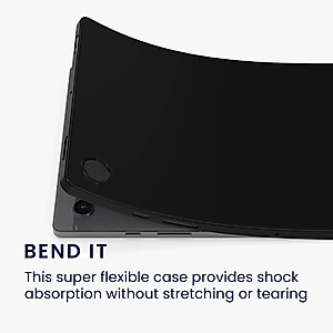 kwmobile TPU Silicone Case Compatible with Samsung Galaxy Tab A8 10.5 (2021) - Case Soft Flexible Shock Absorbent Cover - Black