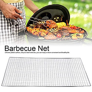 Multipurpose Stainless Steel Baking Wire Mesh Grill Bbq Net Mesh Barbecue Racks Picnic Tool for Family Gatherings, Garden Parties, Picnics