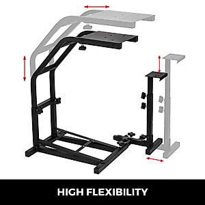 VEVOR G29, G27 and G25 Racing Simulator steering stand GT Racing Simulator steering stand, wheel support and pedal not included