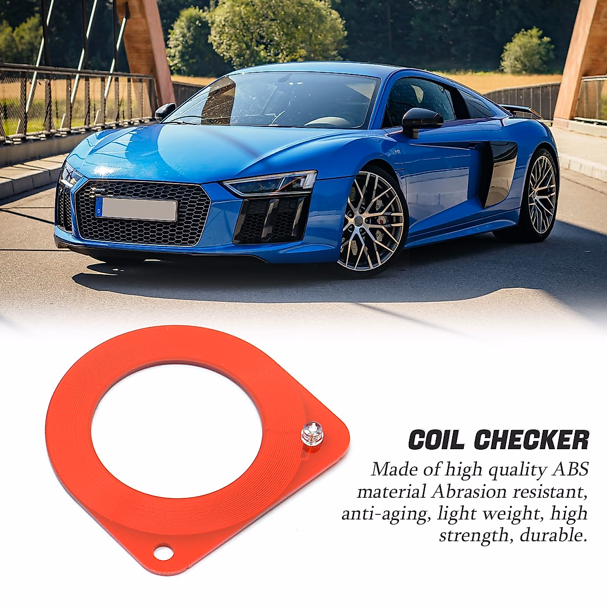 AUCELI Car Key Test Coil, 2 PCS Automotive Induction Signal Detection Card, Car Key Lock Chip Coil Tester, Anti-Theft Auto Diagnostic Tool, Automatic Induction Signal Detector, Fast Checking