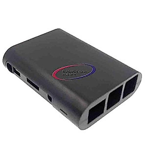 Black ABS Case ABS Enclosure Cover Box Shell for Raspberry Pi 2 3 Model B+ (Black)