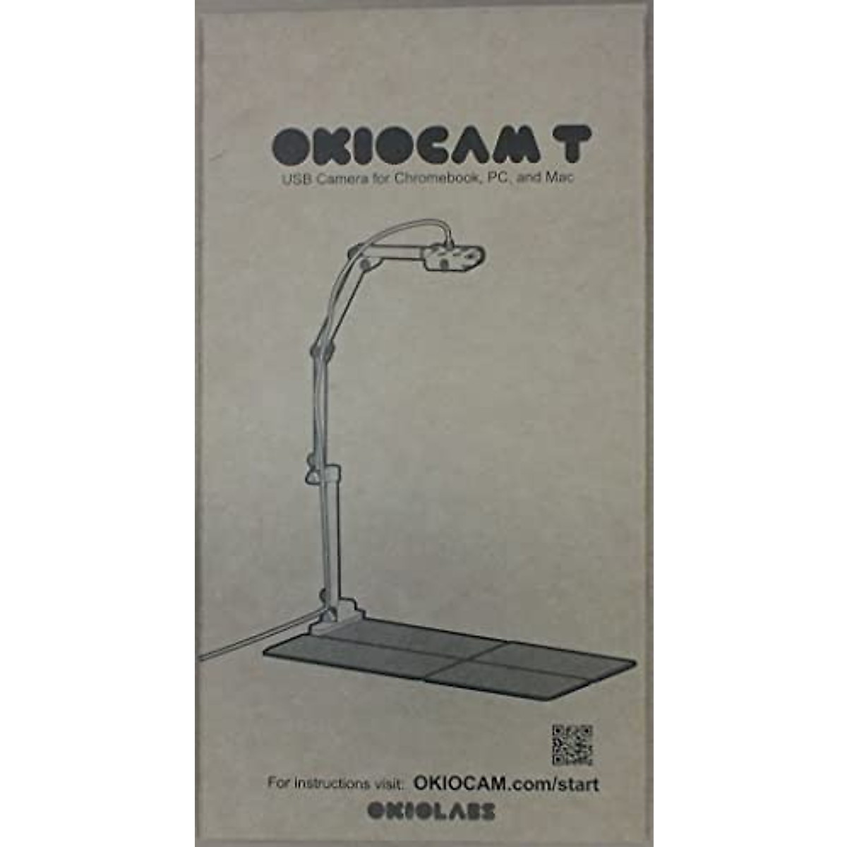 OKIOLABS OKIOCAM T USB Document Camera 11" x 17" for Teachers and Classroom, Work from Home, Online Teaching, Video Calling, Doc Camera for Mac PC Chromebook, Stop Motion Time Lapse, QHD 1944p