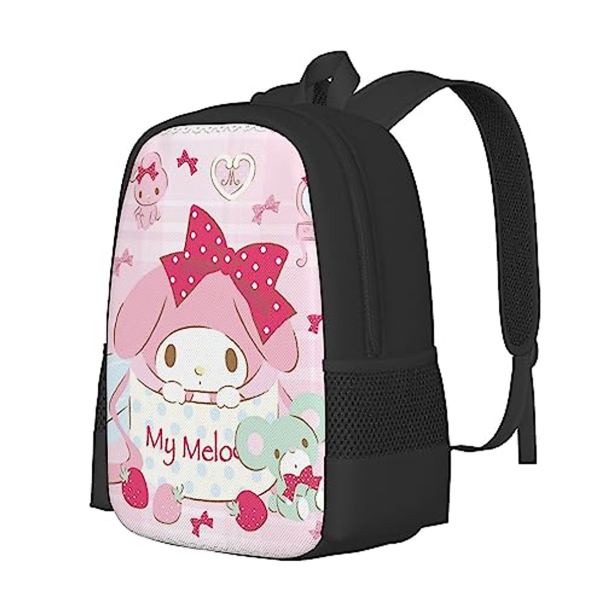 DIEZ Cartoon 3d Print Backpack My Bunny Melody Backpack Lightweight Travel Laptop Bag Adults Anime My Bunny Melody Fans Gifts