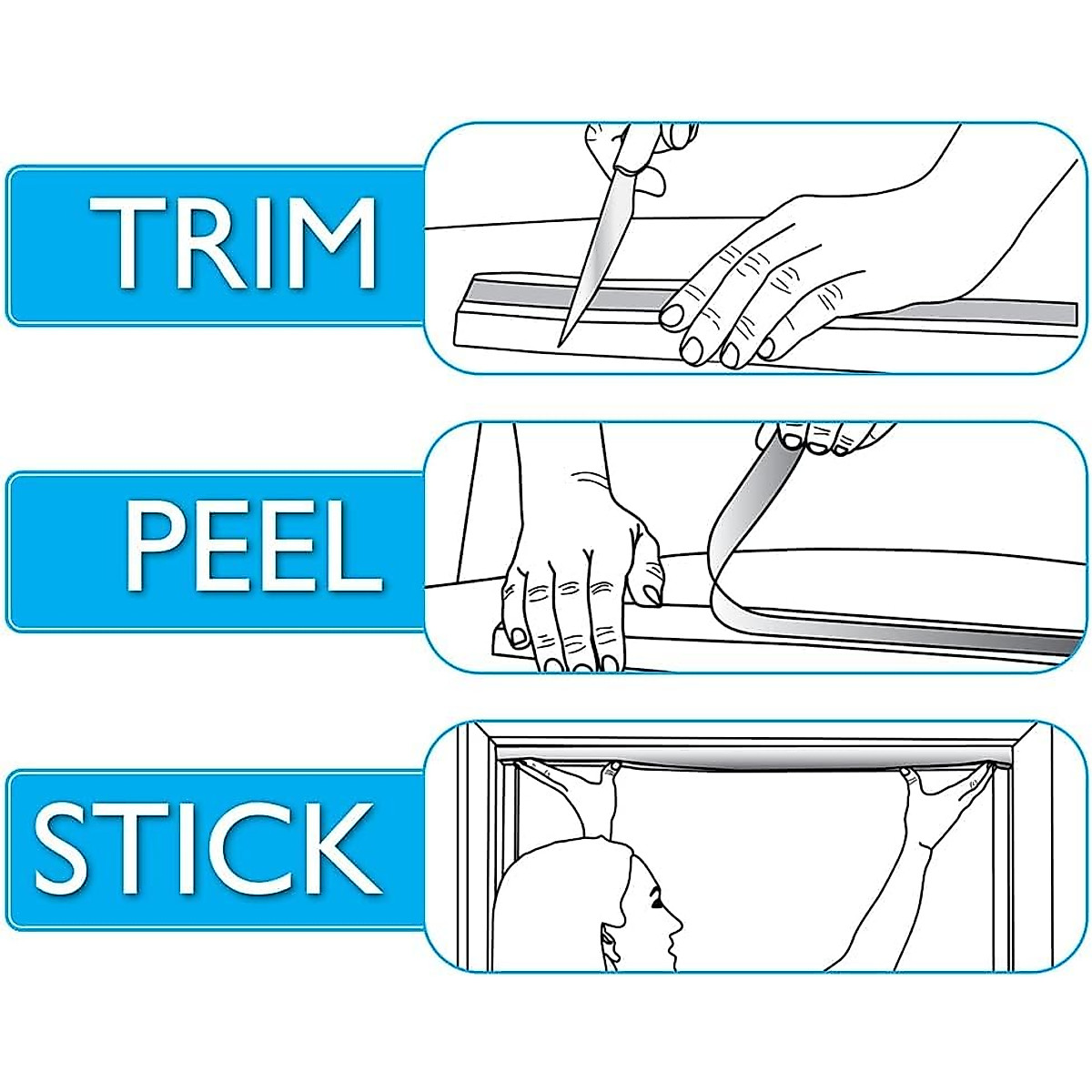 Redi Shade No Tools Original Light Filtering Pleated Fabric Shade White, 36 in x 72 in, 1 Pack