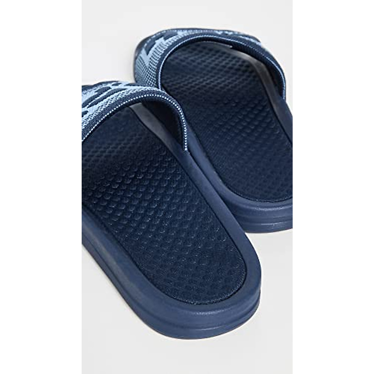 APL: Athletic Propulsion Labs Men's Big Logo Slides, Midnight/Ice Blue, 11 Medium US