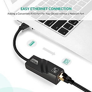 JacobsParts USB 3.0 Gigabit Ethernet 10/100/1000 Mbps RJ45 LAN Network Adapter for PC Mac