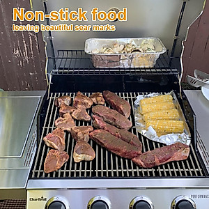 Grill Cooking Grates Replacement Parts for Charbroil Performance 4 Burner Gas Grill, 18 Inch Grill Grid for Char-broil 463376319 463376519 463375619 463376419 G470-0003-W1, G470-0002-W1,G321-0005-W1