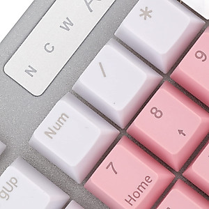 Gaming Keyboard, RGB Backlight Hot Swap Mechanical Keyboard for PC (Red Switch)