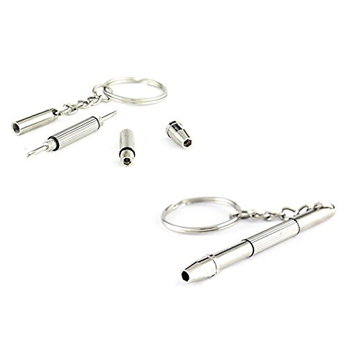 LANYUER Keychain Screwdriver Eyeglass Sunglasses Watch Repair Kit Tool