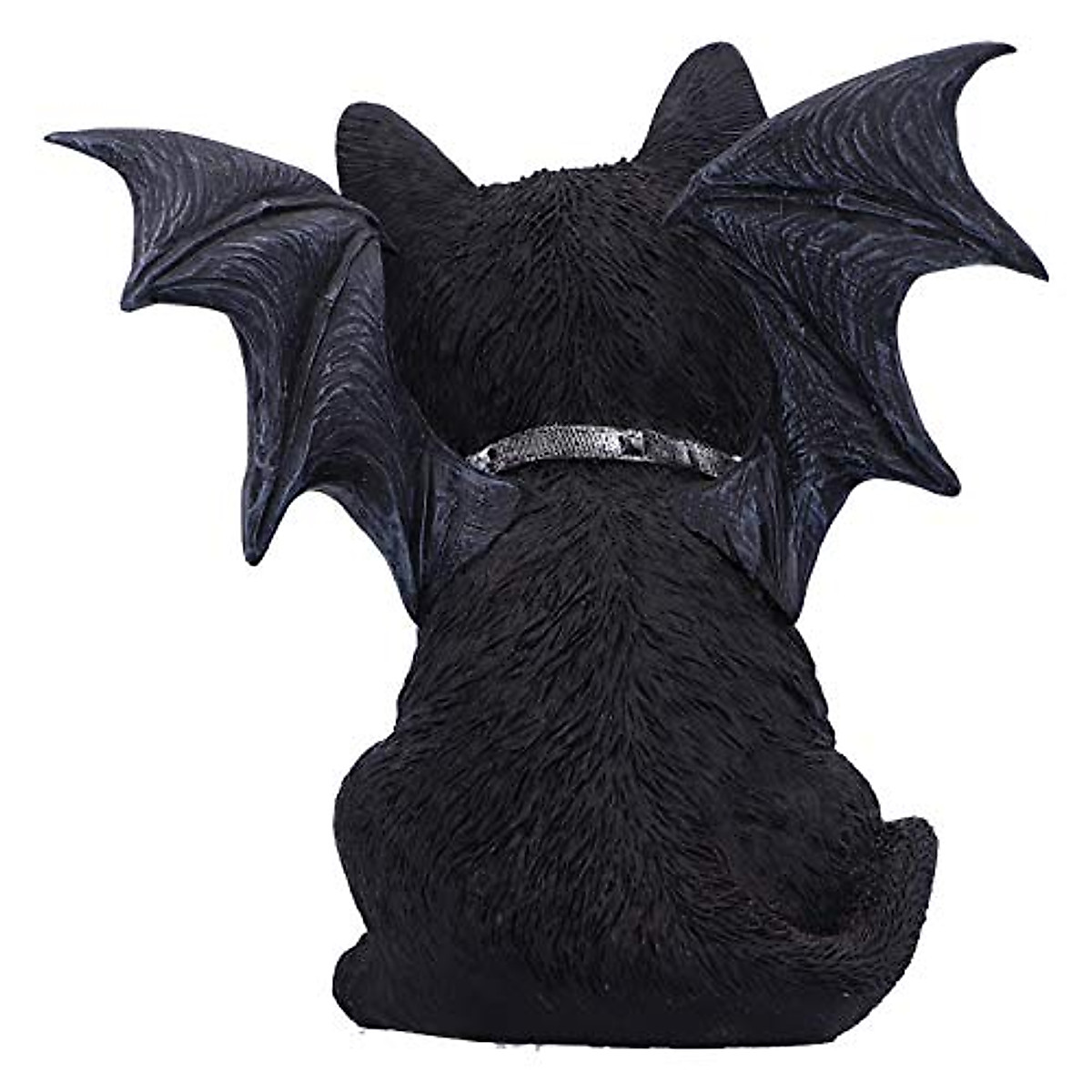 Nemesis Now Vampuss Black Bat Cat, 16cm, Resin, Black, Vampire Cat Figurine, Witch Gift, Halloween Decoration, Cast in Finest Resin, Lovingly Hand-Painted