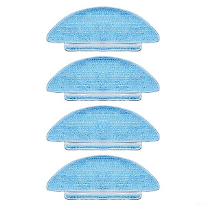 Replacement Vacuum Mop Cloth Pads For Tikom L9000, for Lubluelu SFor L60D,SFor L61 Robot Washable Cleaning Cloth(4 PACK)