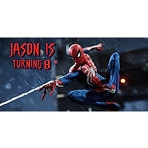 Personalized Birthday Banner for Spiderman Theme Party 24"x 48" or 42"x84"