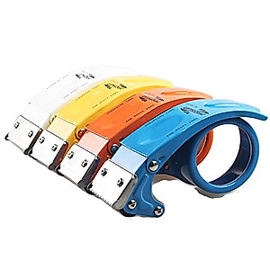 PROSUN Metal Handheld 2 Inch Tape Gun Dispenser Packing Packaging Sealing Cutter Yellow