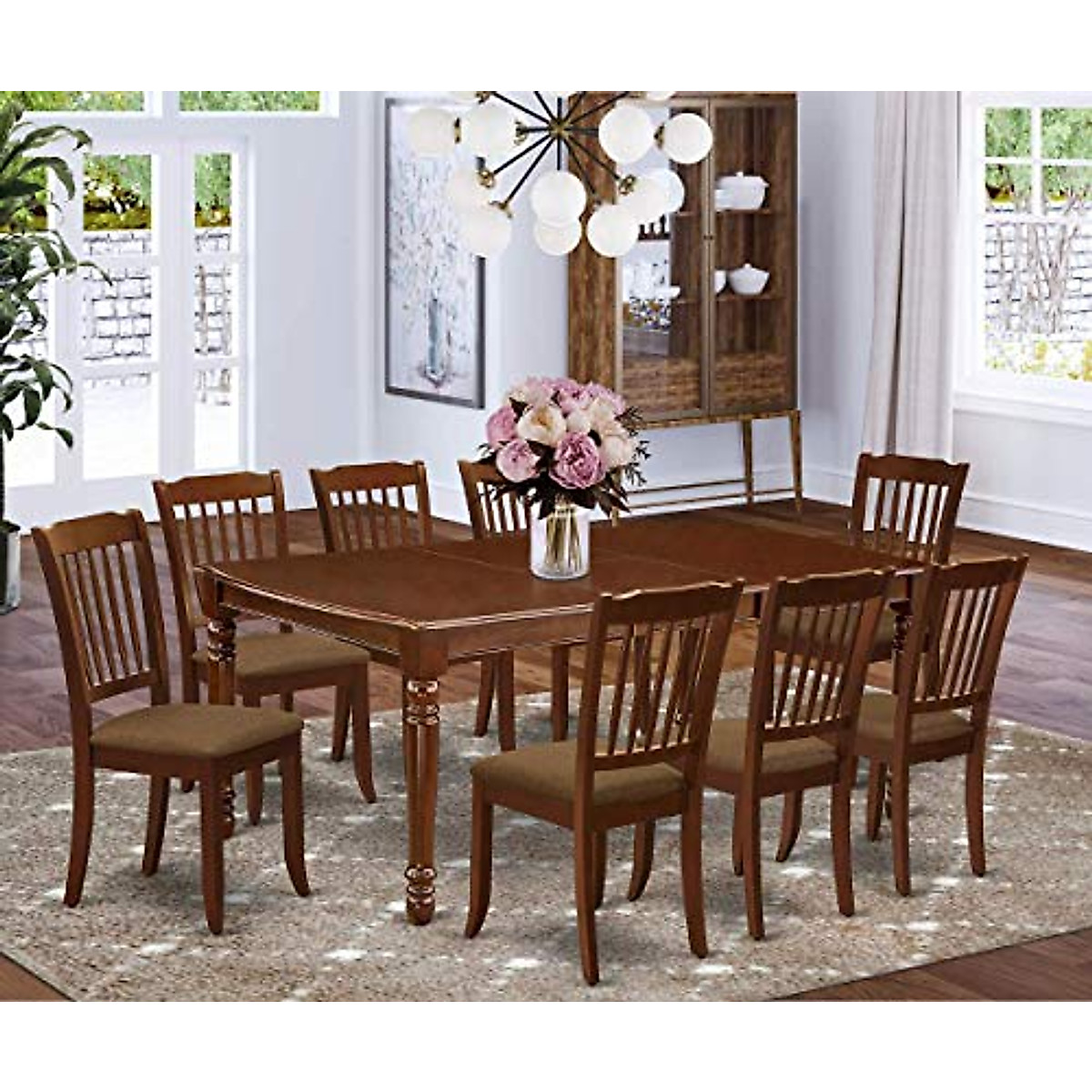 East West Furniture DODA9-MAH-C