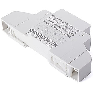 BAYM® 5(32) A 120V 60HZ Single Phase Din Rail KWH Watt Hour Din-Rail Energy Meter LCD KWH 32A