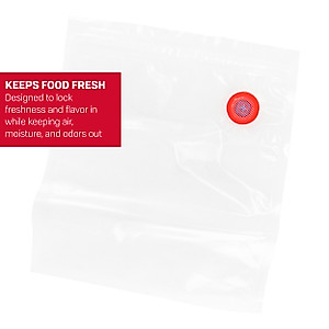 Nesco VS-10HB 8" x 9" Vacuum Sealer Bags 24 count For Use With Nesco Handheld Vacuum Sealer