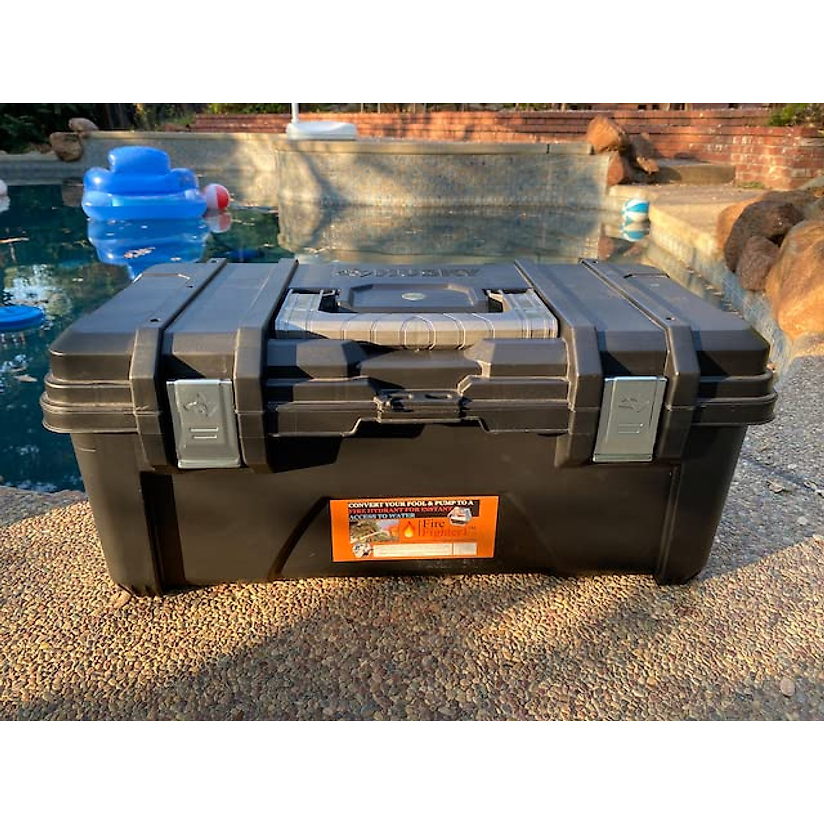 FireFighter1- Fire Hose for Pool Pumps Providing Instant Access to Pool Water During a Fire Emergency (100' FireFighter1 Hose (100 foot))