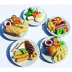 5 Mix Dollhouse Miniatures Food,Tiny Food,Dollhouse Miniatures