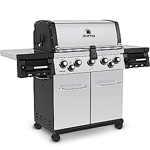Broil King Regal S 590 Pro Natural Gas Grill - Premium 5-Burner Stainless Steel BBQ
