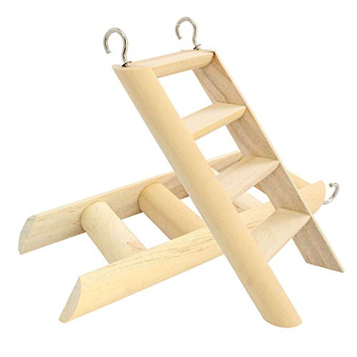 ZRM&E 165mm Length 115mm Height Wooden Ladder Hamster Ladder Wood Cage Hanging Ladder for Mouse, Chinchilla, Rat, Gerbil and Dwarf Hamster