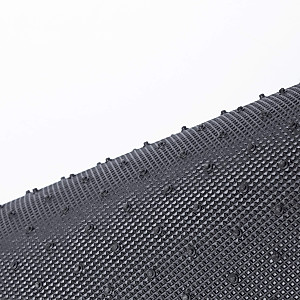 BDK PolyPro Blue Car Seat Covers Full Set with 4-Piece Car Floor Mats - Two-Tone Seat Covers for Cars with Carpet, Interior Covers for Auto Truck Van SUV