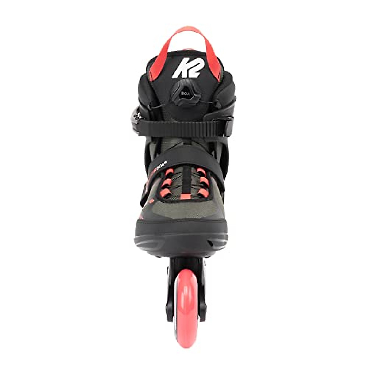 K2 Alexis 80 BOA Inline Skates Womens Sz 7.5 Grey/Coral