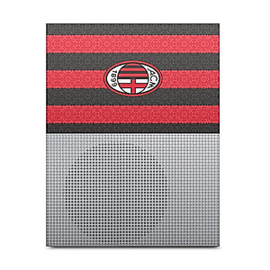 Head Case Designs Officially Licensed AC Milan Home 2020/21 Crest Kit Vinyl Sticker Gaming Skin Decal Cover Compatible With Xbox One S Console and Controller Bundle