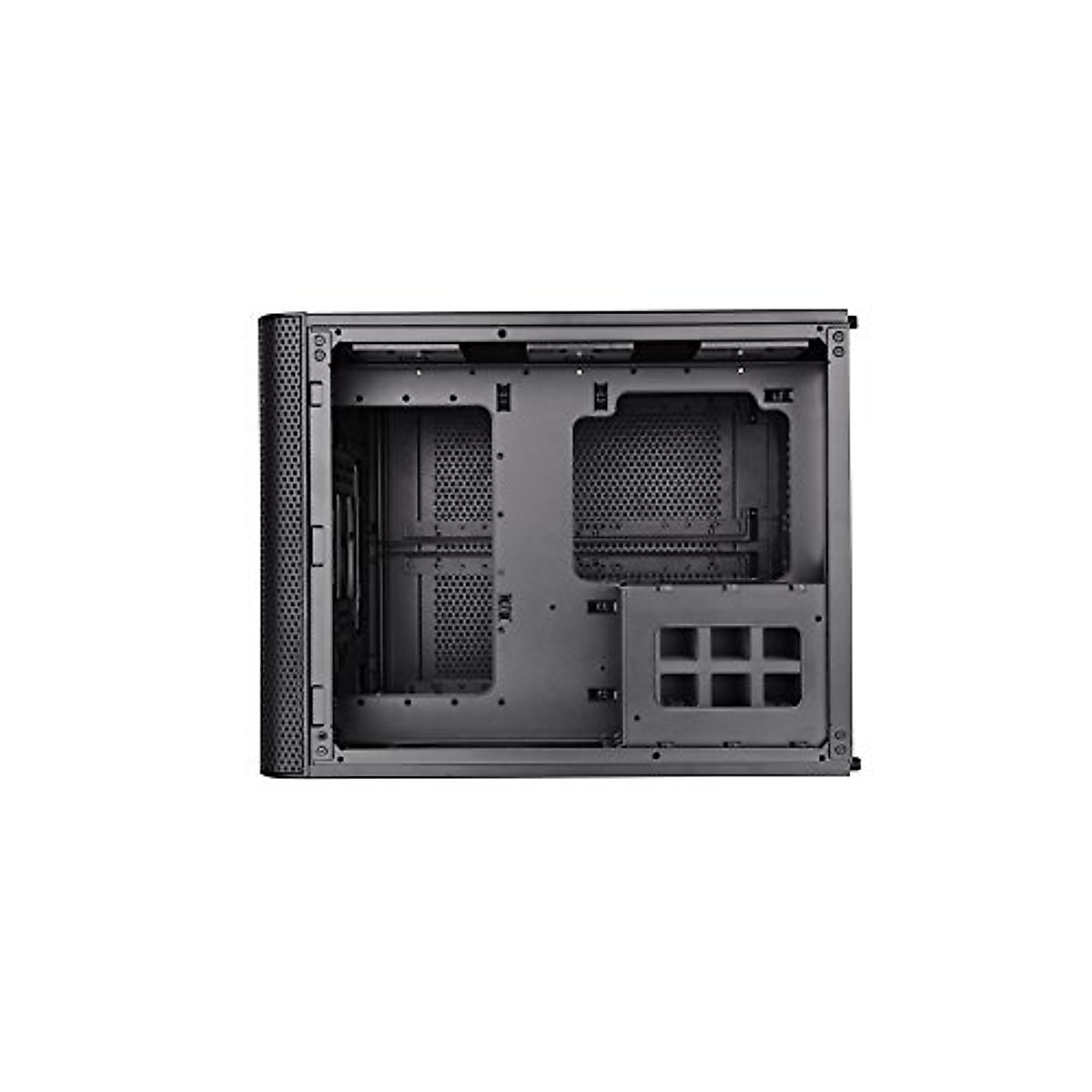 Thermaltake Core V21 SPCC Micro ATX, Mini ITX Cube Gaming Computer Case Chassis, Small Form Factor Builds, 200mm Front Fan Pre-installed, CA-1D5-00S1WN-00 Black
