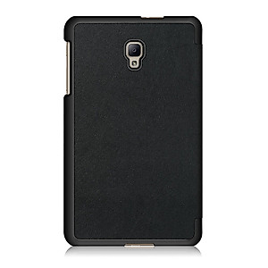 Kepuch Custer Case for Samsung Galaxy Tab A 8.0 2017 T380 T385, PU Leather Case Cover for Samsung Galaxy Tab A 8.0 2017 T380 T385 - Black