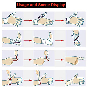 JpGdn 24 Rolls Self Adhesive Bandage Wrap 2 Inchx 5yard Wrap Cohesive Bandage for Dogs Dogs Cats Horses Birds Animals Non-Woven Strong Sports Tape for Wrist Healing Ankle Sprain & Swelling