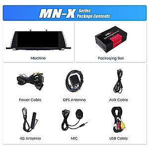 Android 12 Double Din Stereo Car GPS Multimedia Radio for BMW 5 Series GT F07 Car Stereo Head Unit Support 4G WiFi Bluetooth SWC Carplay,MNX 8 core 4+64G-CIC
