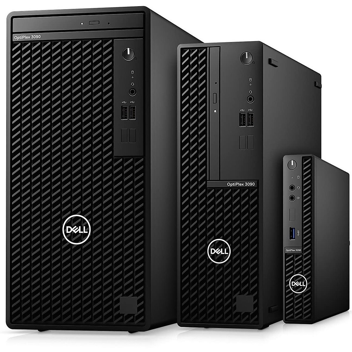 Dell OptiPlex 3000 3090 Desktop Computer - Intel Core i5 10th Gen i5-10505 Hexa-core (6 Core) 3.20 GHz - 8 GB RAM DDR4 SDRAM - 256 GB M.2 PCI Express NVMe SSD - Tower - Black