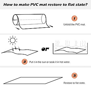 Yescom 60" x 46" Office Desk Chair Mat for Carpets Low Pile Rectangle PVC Floor Protector Studded Back 2.5mm with Lip