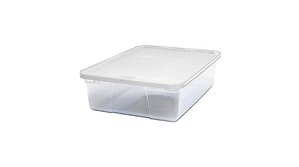 Organize with HOMZ 28 Quart Storage Bins - 4 Pack